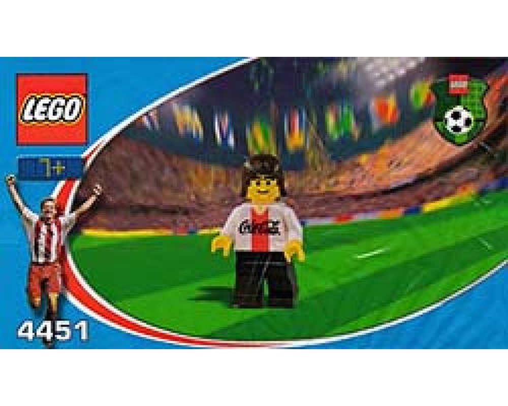 LEGO Set 4451-1 Coca-Cola Forward 3 (2002 Sports > Soccer ...
