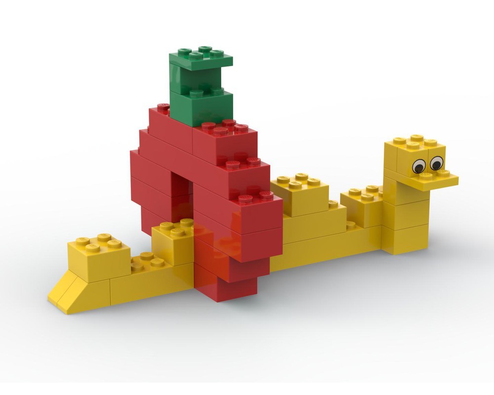 LEGO Set 4496-1-b13 Worm with Apple (2004 Make & Create) | Rebrickable ...