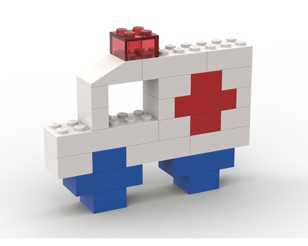 LEGO Set 4497-1-b12 Ambulance (2004 Creator) | Rebrickable - Build with ...