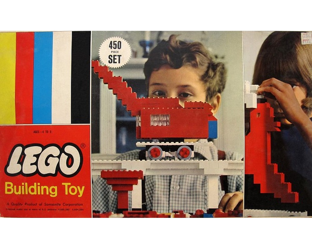 LEGO Set 450-2 Deluxe Building Set (1963 System > Samsonite) | Rebrickable - Build with LEGO