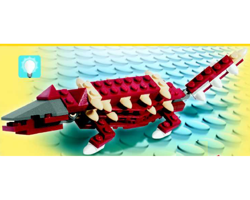 LEGO Set 4507-1-c3 Ankylosaurus (2004 Creator > Designer Sets ...