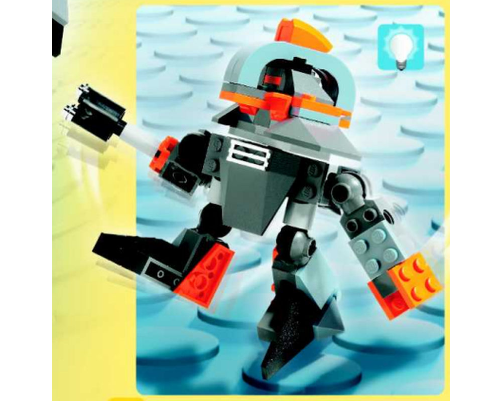LEGO Set 4508-1-c2 Wide Head Bot (2004 Creator > Designer Sets ...