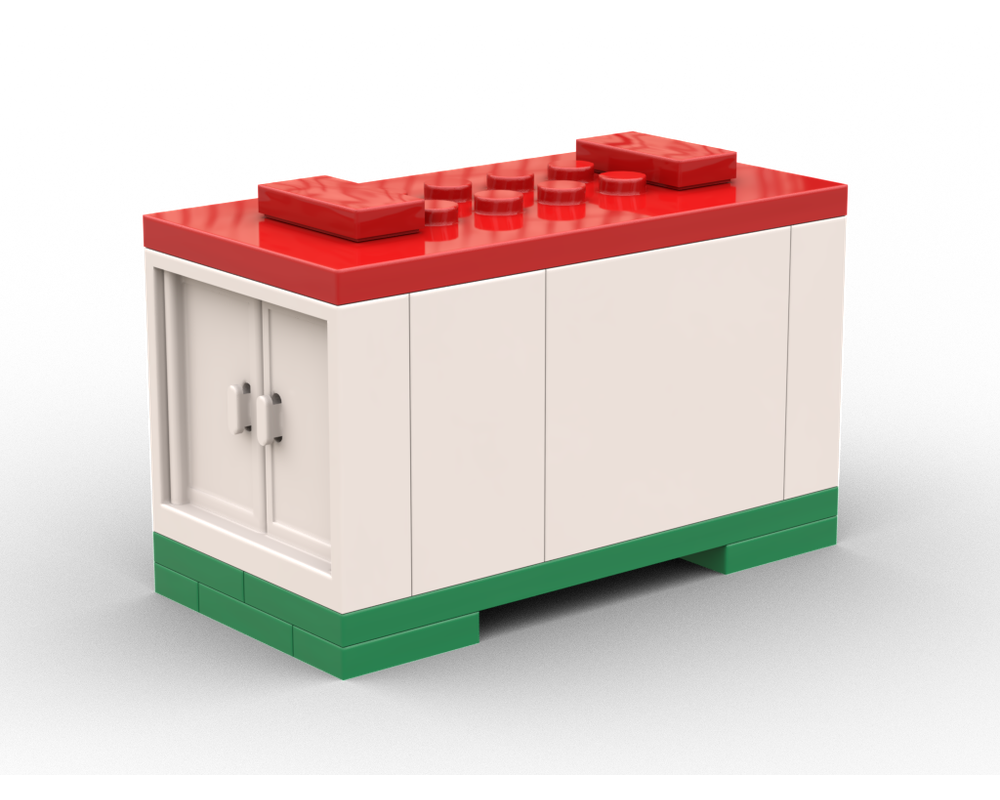 LEGO Set 4549-1-s2 OCTAN Container 4 x 8 (1993 Train > 9V ...