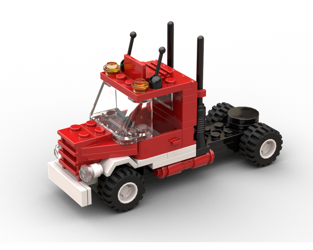 LEGO Set 4549-1-s7 Tractor Unit for Semi Trailer (1993 Train > 9V ...