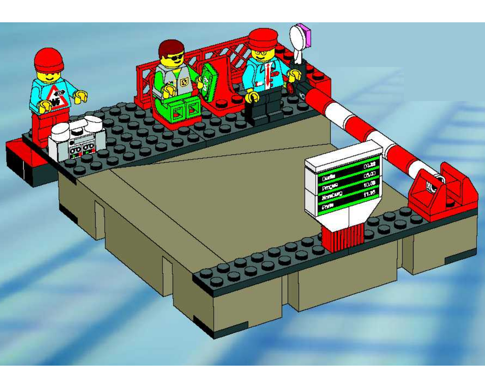 LEGO Set 4560-1-s6 Railway Express Platform (1999 Train > 9V ...