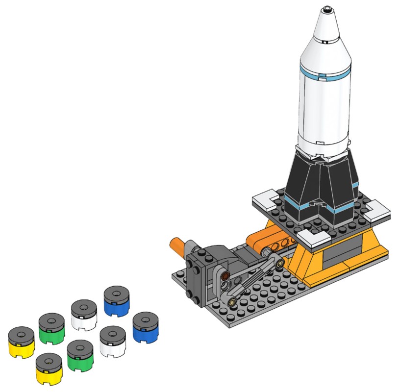 LEGO Set 45807-1-s1 Mission Moon Inspire Model (2018 FIRST LEGO League ...