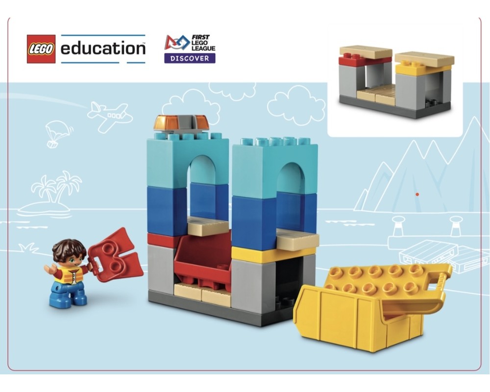 LEGO Set 45818-1-s3 CARGO CONNECT Discover Sorting Center Model (2021 ...