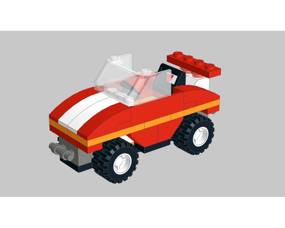 LEGO Set 4635-1-s4 Red Car (2012 Make & Create > Bricks & More ...
