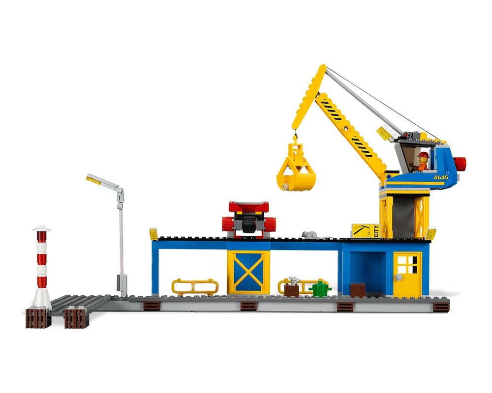 LEGO Set 4645-1-s1 Harbour Wharf & Crane (2011 City > Harbor ...