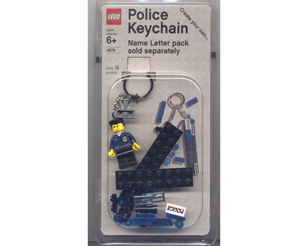 LEGO Set 4676-1 Police Key Chain (2004 Gear > Key Chain) | Rebrickable ...