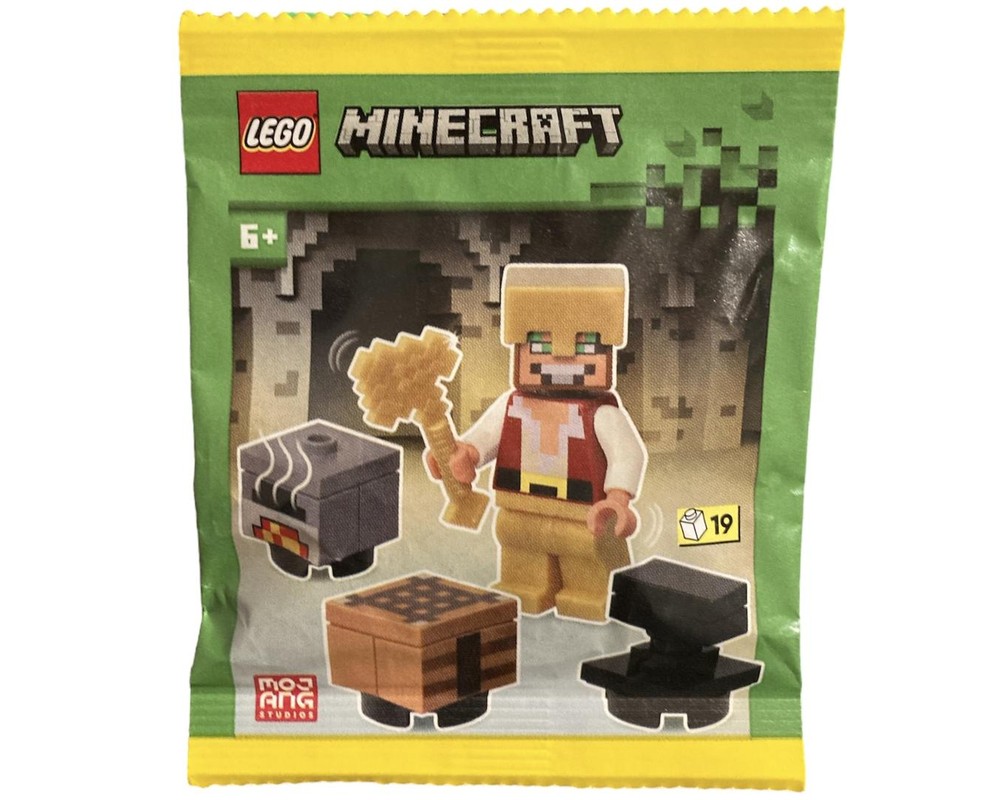 LEGO Set 472506-1 Hero with Crafting table, Furnace and Anvil (2025 ...