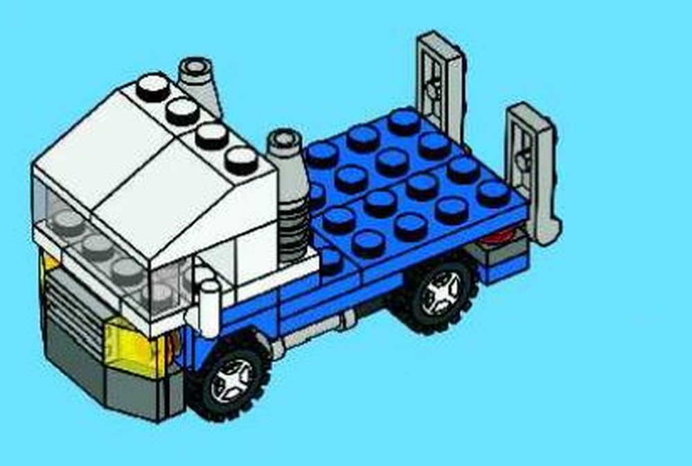 LEGO Set 4838-1-s1 Truck Only (2008 Creator > Creator 3-in-1 ...