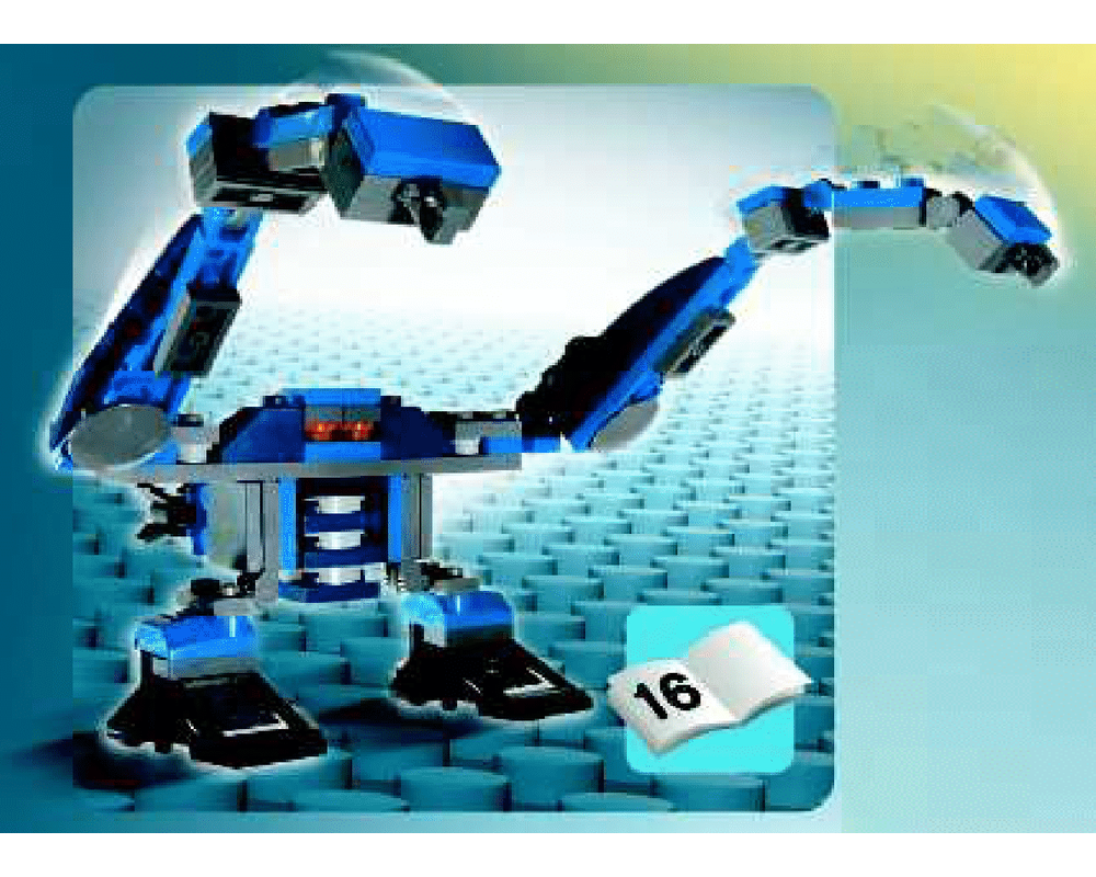 LEGO Set 4881-1-b4 Blue Robot - Experienced Build (2005 Creator ...