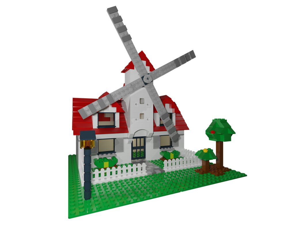 LEGO Set 4886-1-c1 Windmill (2004 Creator > Designer Sets ...