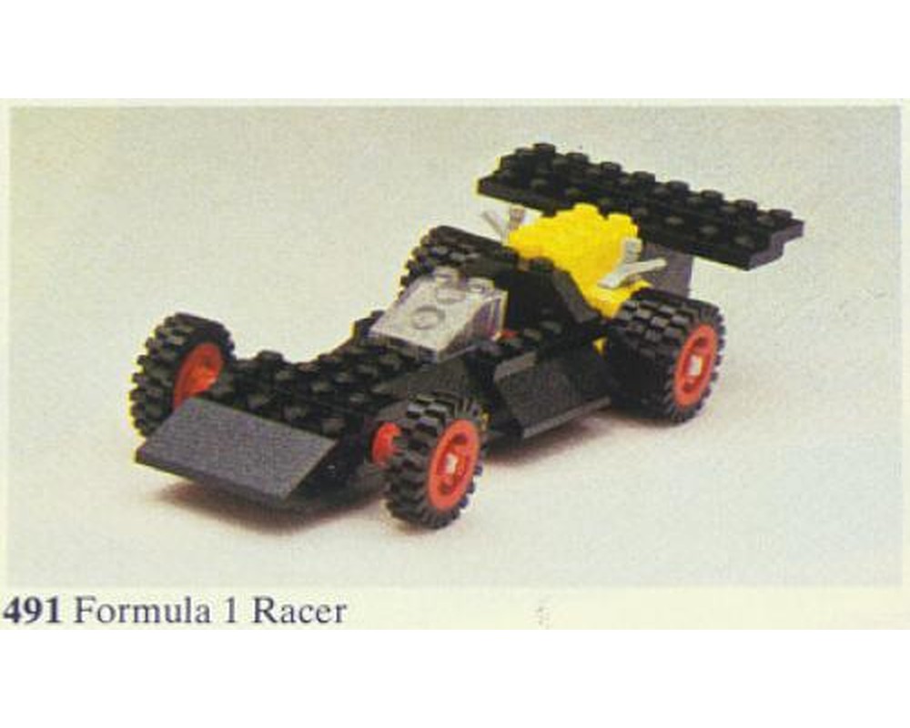 LEGO Set 491-1 Formula 1 Racer (1977 Legoland > Vehicle) | Rebrickable ...