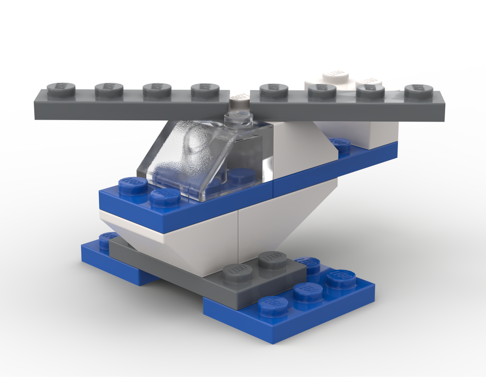 LEGO Set 4924-1-s2-b1 Helicopter (2004 Seasonal > Advent > Creator ...