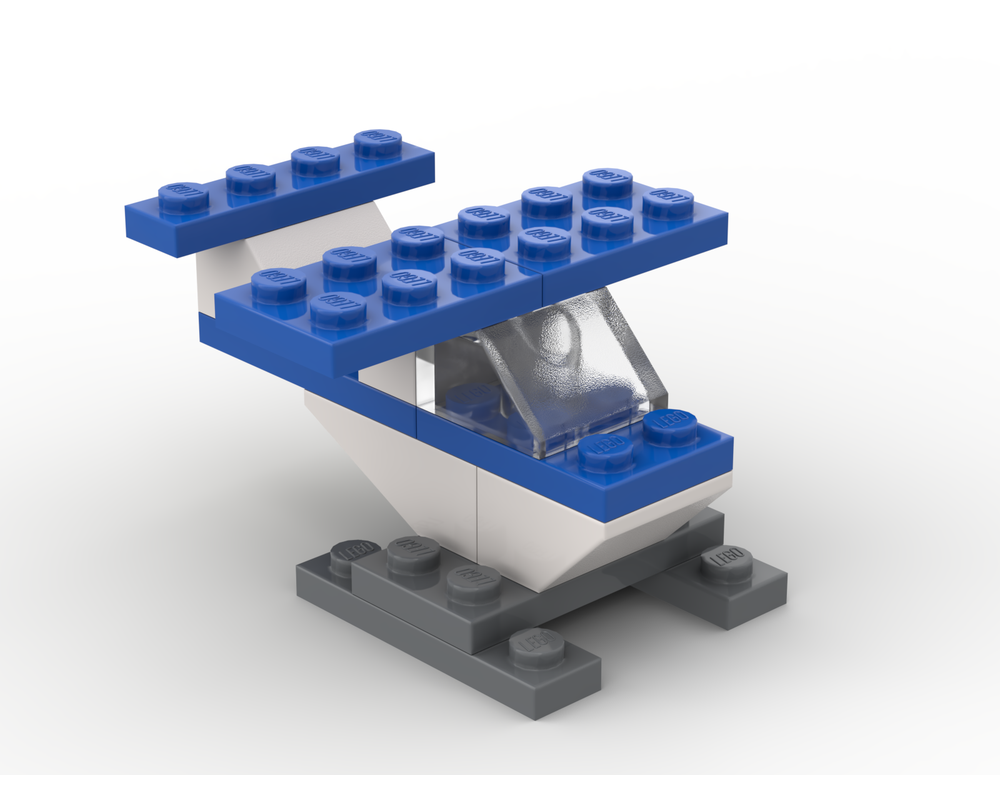 LEGO Set 4924-1-s2 2004 - Day 2: Plane (2004 Seasonal > Advent ...