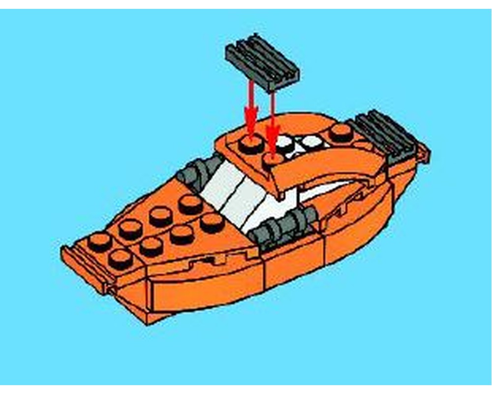 LEGO Set 4997-1-s2 Life Boat (2008 Creator > Creator 3-in-1 ...