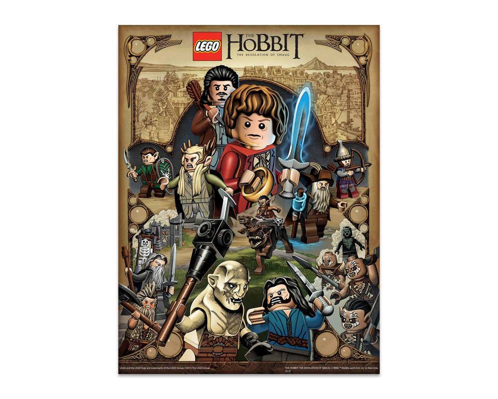 LEGO Set 5003573-1 The Hobbit Poster (2013 Gear > Posters and Art ...