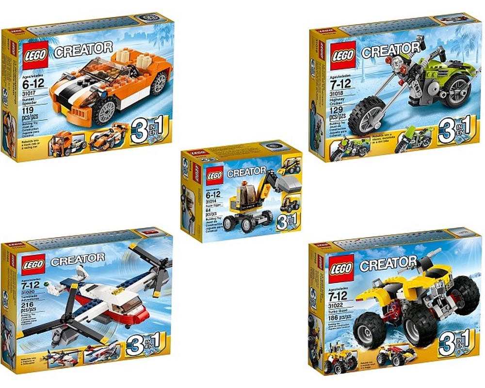 LEGO Set 5003836-1 3-in-1 Collection (2014 Creator > Creator 3-in-1 ...