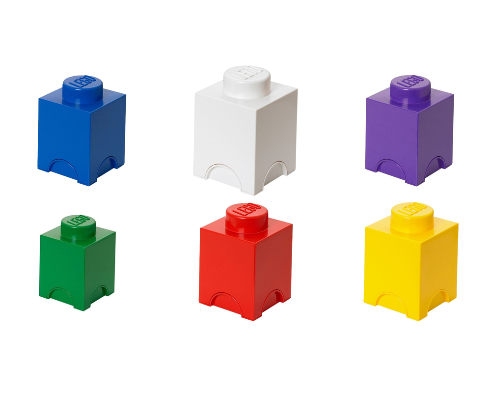 LEGO Set 5004268-1 Storage Brick 1 x 1 (All Colors) (2014 Gear ...