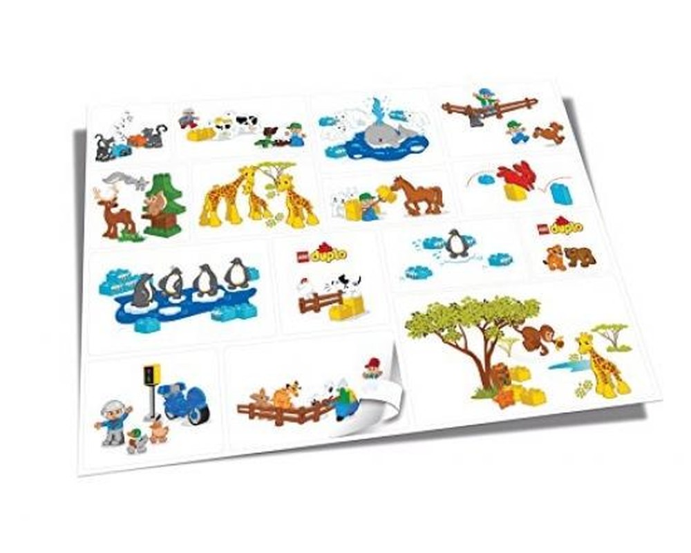 LEGO Set 5004402-1 Duplo Wall Stickers (2014 Gear) | Rebrickable ...