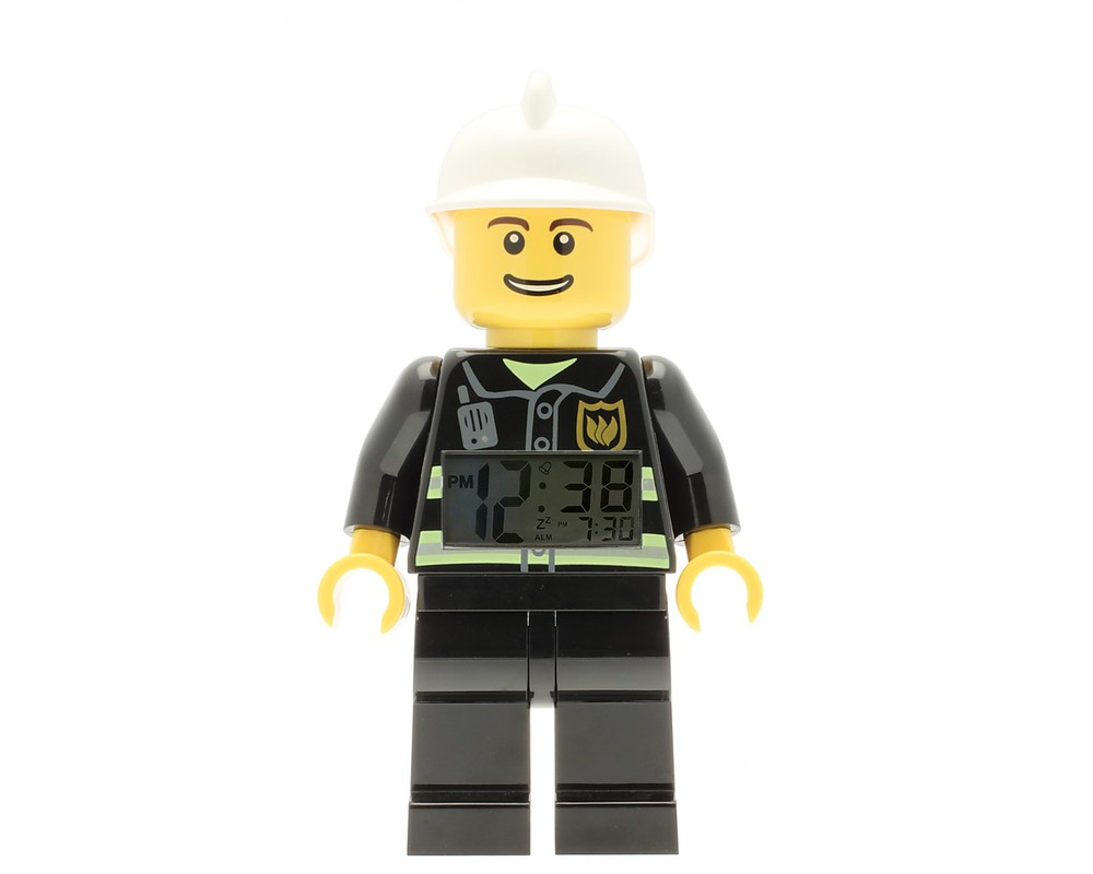 LEGO Set 5004544-1 City Fireman Alarm Clock (2015 Gear > Clocks and ...