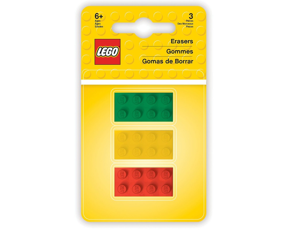 LEGO Set 5005581-1 Erasers (Bricks) (2018 Gear > Stationery and Office ...