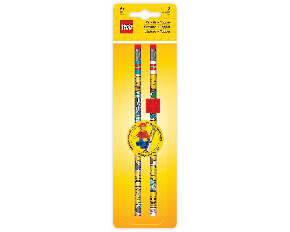 LEGO Set 5005625-1 Pencils + Topper (2018 Gear > Stationery and Office ...