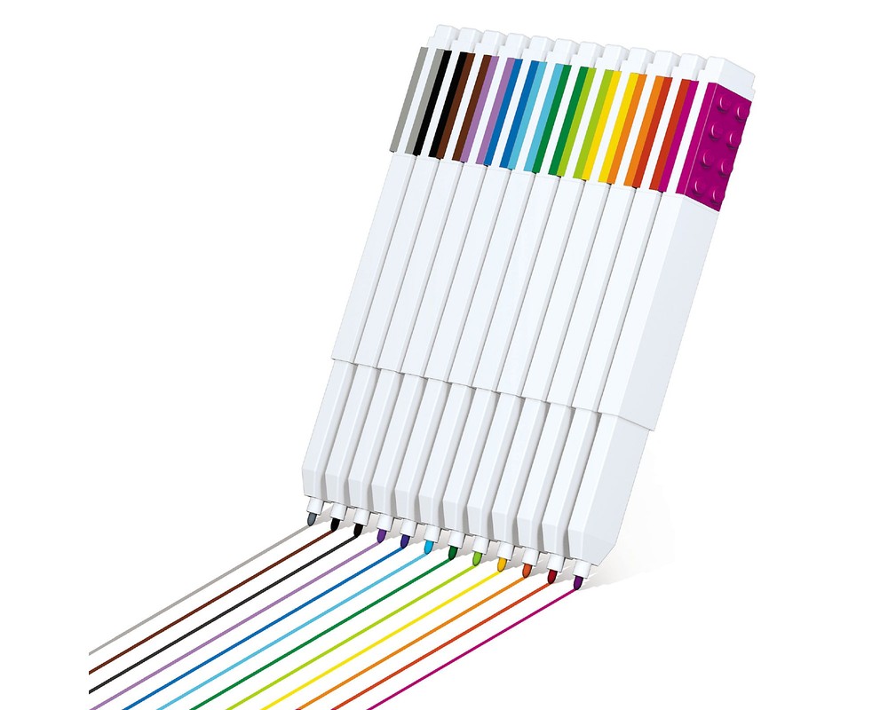 LEGO Set 5005963-1 12-Pack Marker Set (2019 Gear > Stationery and ...