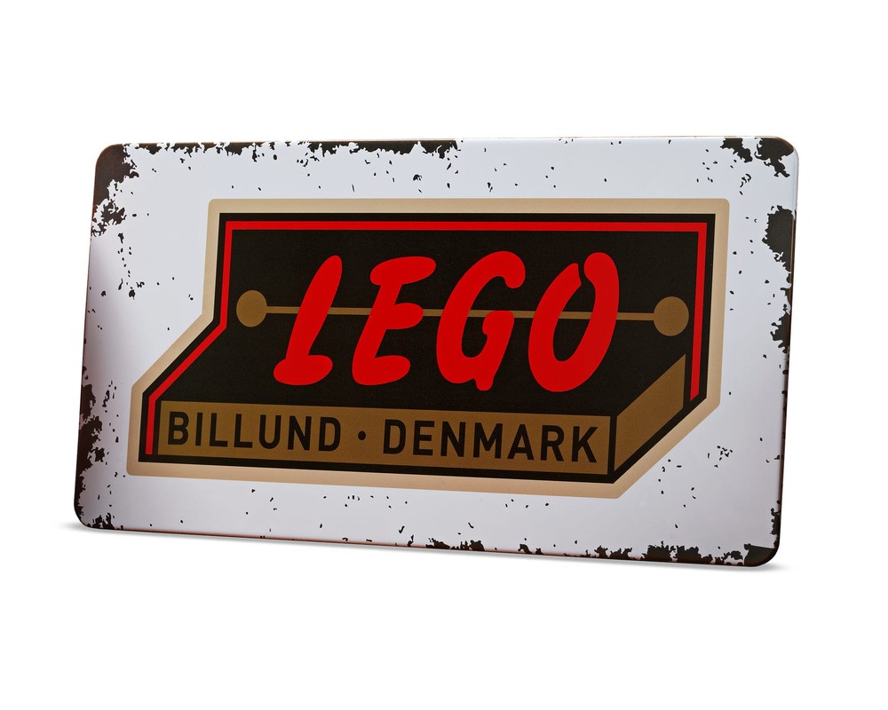 LEGO Set 5007016-1 1950's Retro Tin Sign (2021 Gear) | Rebrickable ...
