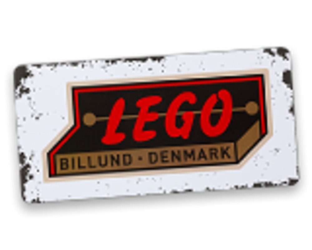 LEGO Set 5007016-1 1950's Retro Tin Sign (2021 Gear) | Rebrickable ...
