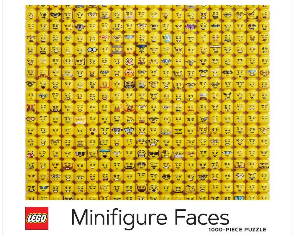LEGO Set 5007070-1 Minifigure Faces Puzzle (2020 Gear > Tabletop Games ...