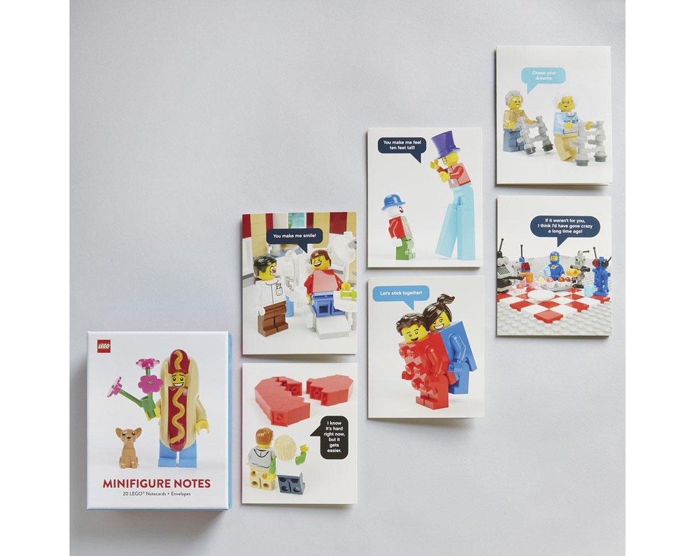 LEGO Set 5007178-1 Minifigure Notes: 20 Notecards and Envelopes (2021 ...