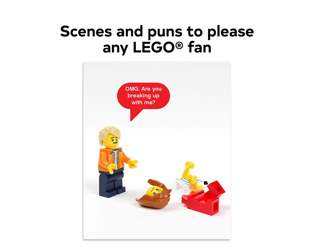 LEGO Set 5007178-1 Minifigure Notes: 20 Notecards and Envelopes (2021 ...