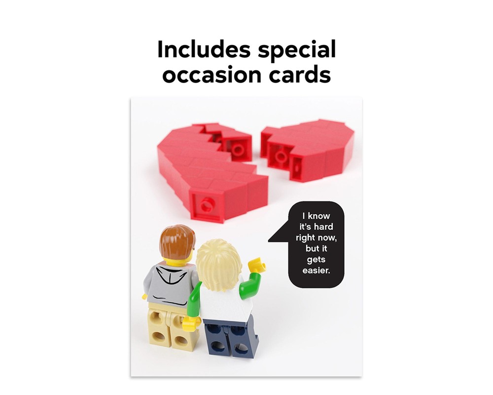LEGO Set 5007178-1 Minifigure Notes: 20 Notecards and Envelopes (2021 ...