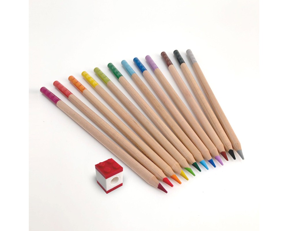 LEGO Set 5007197-1 2.0 12-Pack Colored Pencils With Topper (2022 Gear ...