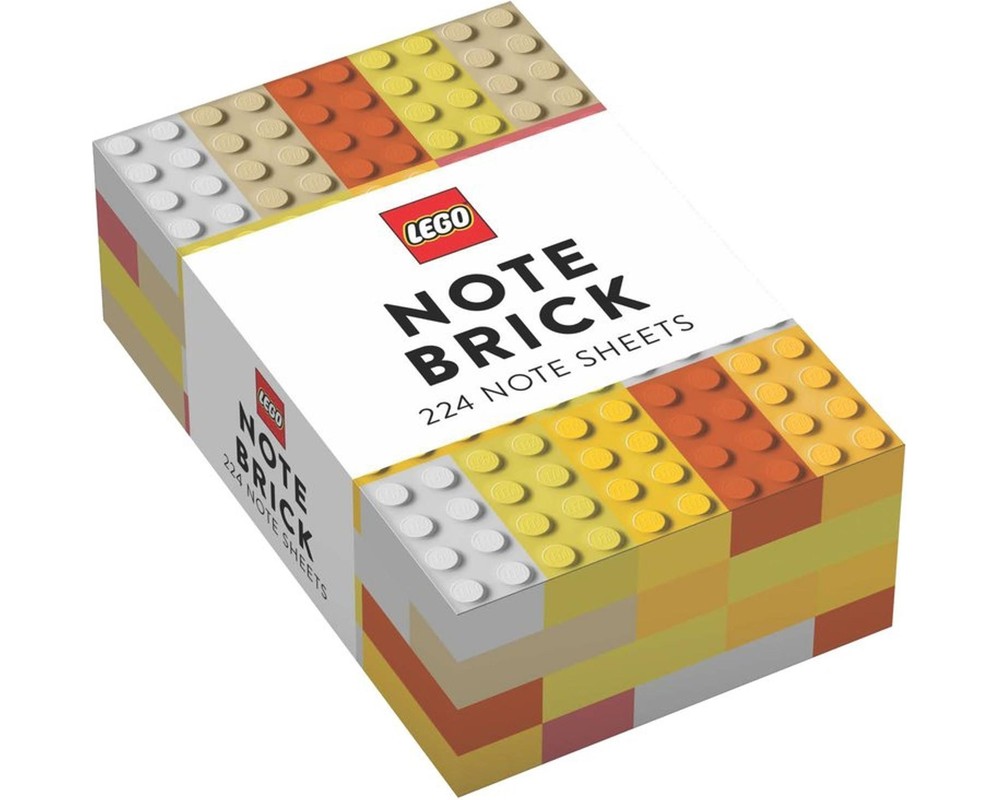 LEGO Set 5007224-1 Note Brick (Yellow) (2021 Gear > Stationery and ...