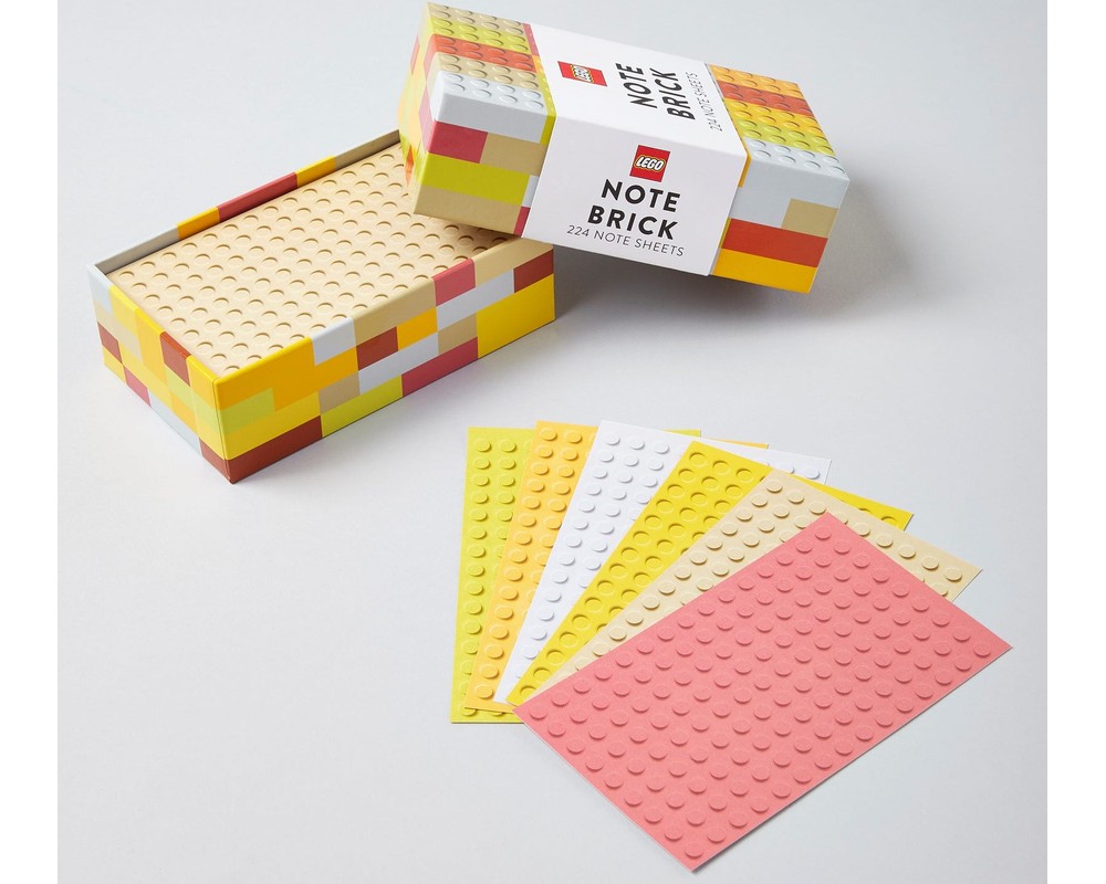 LEGO Set 5007224-1 Note Brick (Yellow) (2021 Gear > Stationery and ...