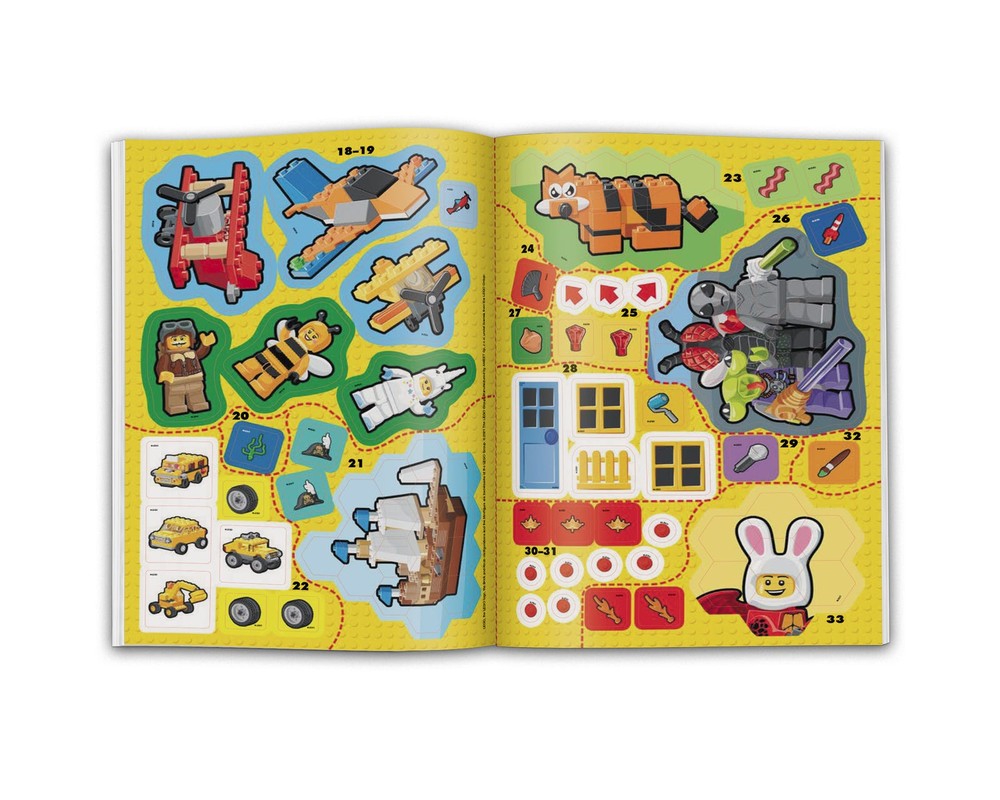 LEGO Set 5007393-1 1001 Stickers (2021 Books) | Rebrickable - Build ...