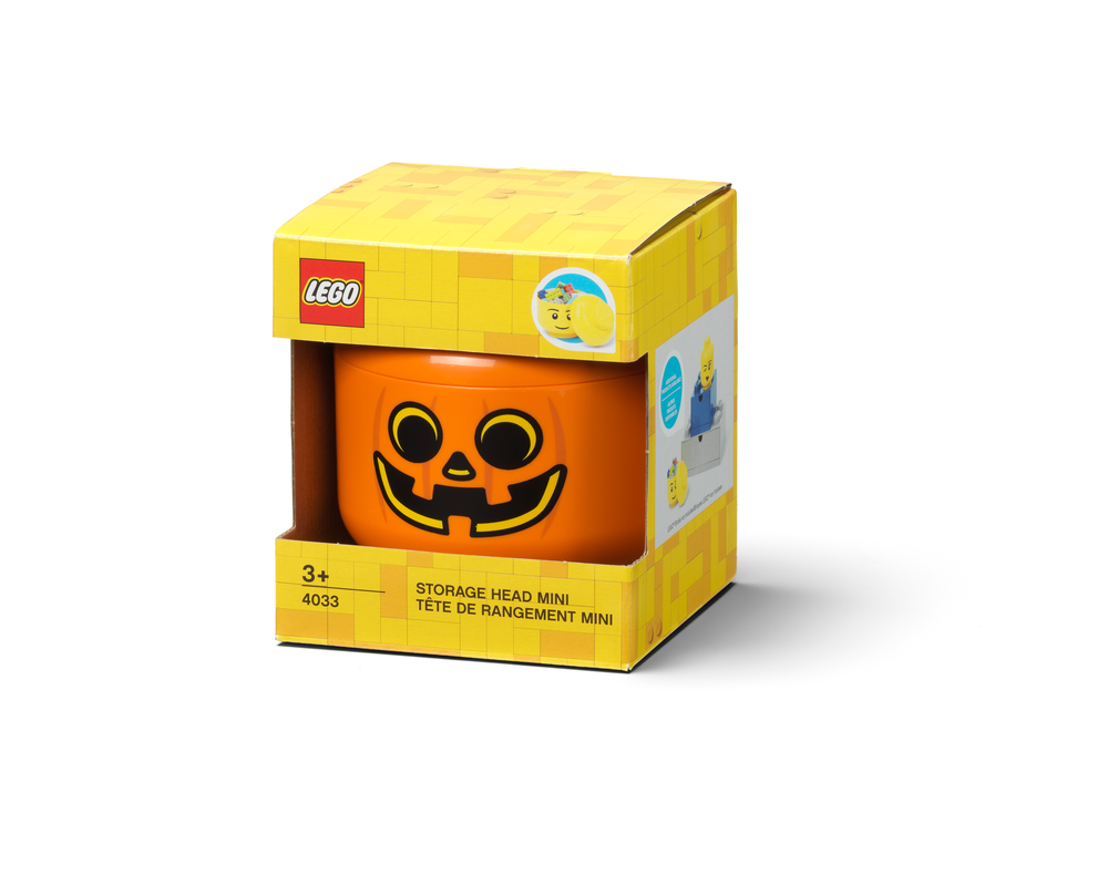 LEGO Set 5008082-1 Storage Head Mini (Pumpkin) (2023 Gear > Storage ...