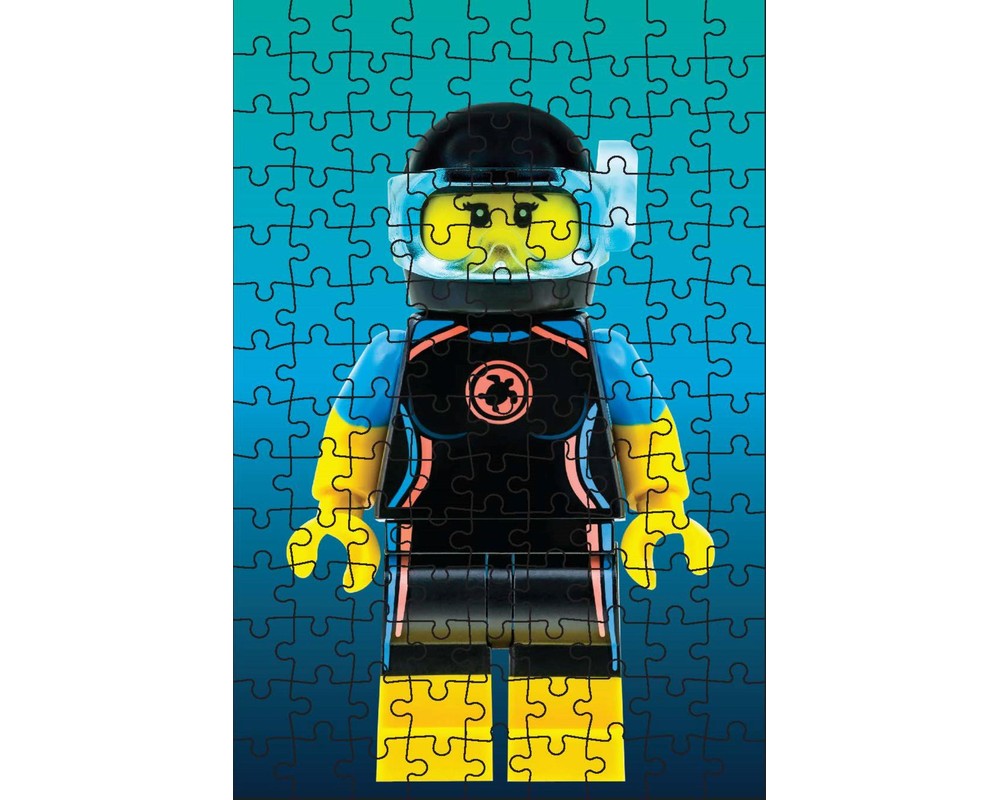 LEGO Set 5008129-1 Mystery Minifigure Mini Puzzle (Blue Edition) (2022 ...