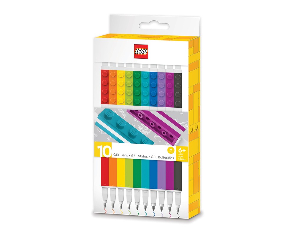 LEGO Set 5008254-1 10 Gel Pens (2023 Gear > Stationery and Office ...