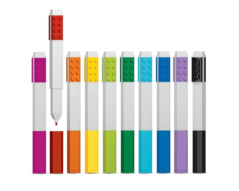 LEGO Set 5008256-1 10 Markers (2022 Gear > Stationery and Office ...