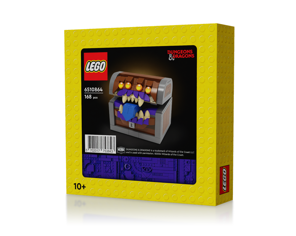 LEGO Set 5008325-1 Dungeons & Dragons Mimic Dice Box (2024 Promotional ...
