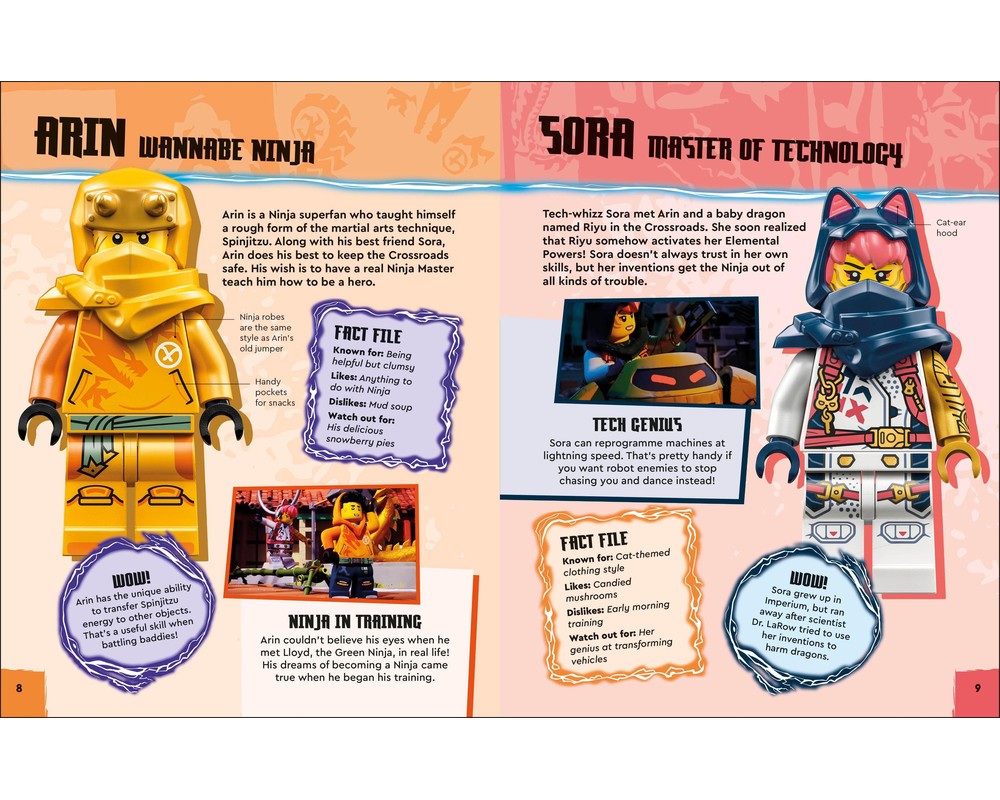 LEGO Set 5009217-1 Ninjago: Dragons Rising: Character Guide (2024 Books ...