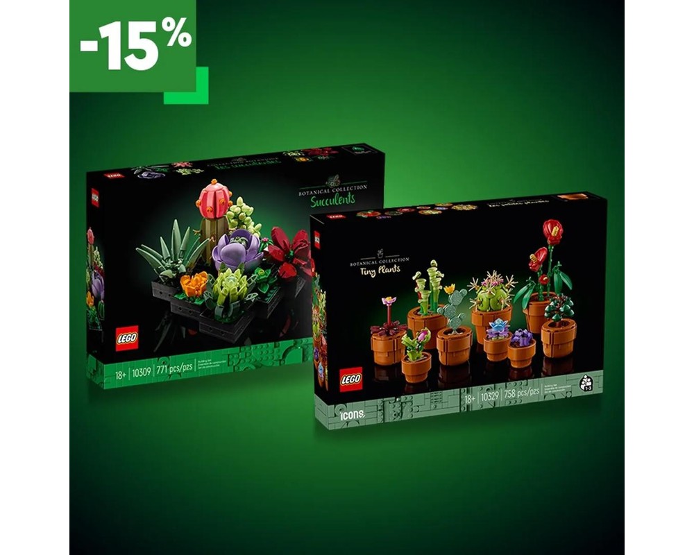 LEGO Set 5009239-1 Succulent Collection Bundle (2025 Botanicals ...