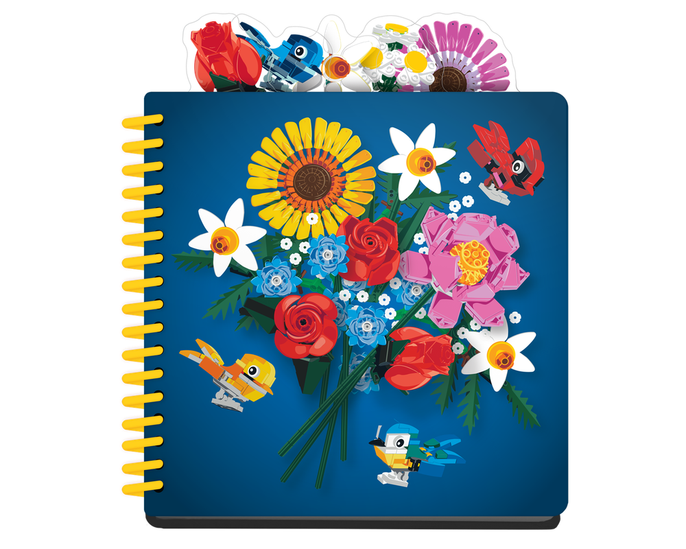 LEGO Set 5009556-1 Botanical Tab Notebook (2025 Gear > Stationery and ...
