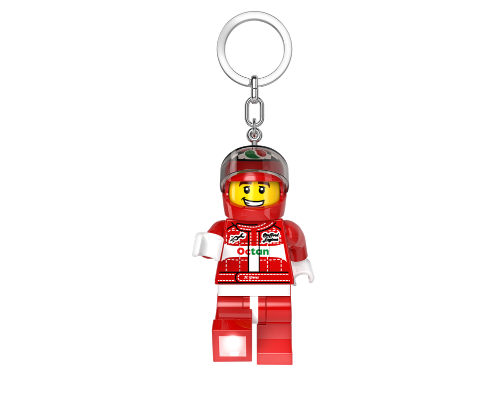 LEGO Set 5009631-1 Race Car Driver Key Light (2025 Gear > Key Chain ...