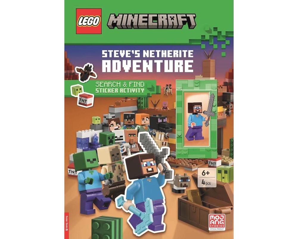 LEGO Set 5009821-1 Minecraft: Steve's Netherite Adventure: Search ...